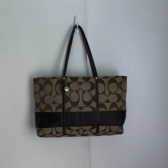 Coach | Bags | Coach Monogrammed Tote Bag | Poshmark
